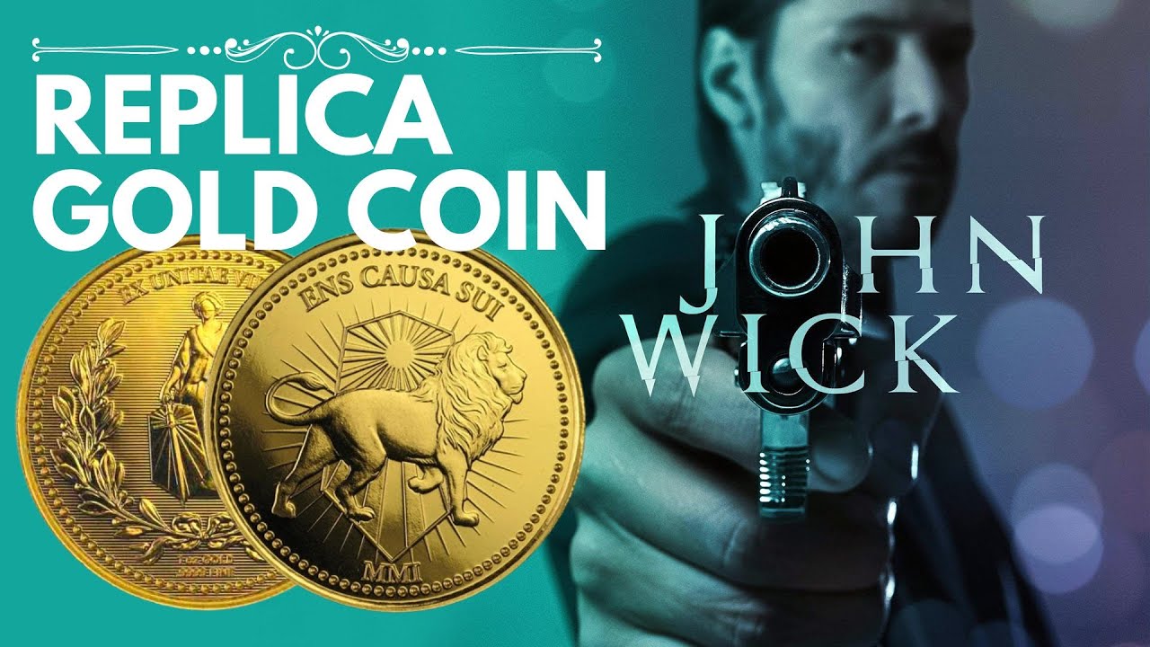 John Wick Replica Gold Coin Review - YouTube