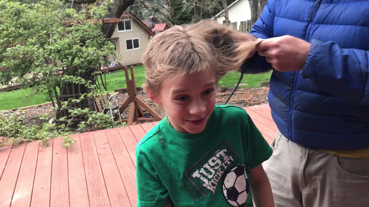 Joshua haircut #2 - YouTube