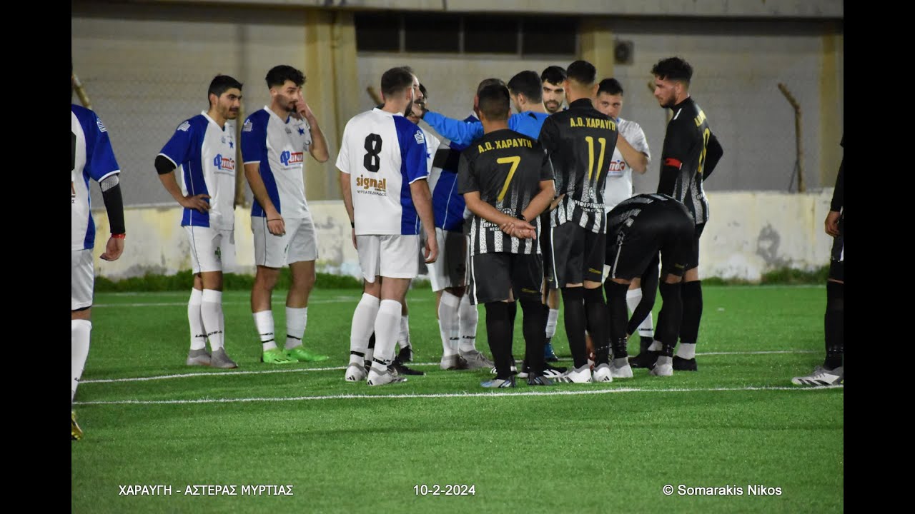 ΧΑΡΑΥΓΗ - ΑΣΤΕΡΑΣ ΜΥΡΤΙΑΣ (3-1) ... τα γκόλ του αγώνα (γήπεδο Γ ...