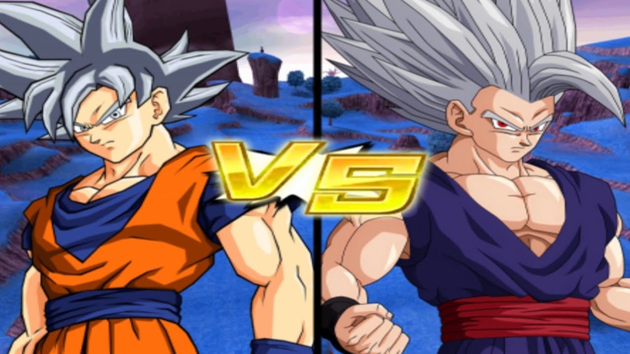 Goku MUI Vs Gohan Beast #dragonballzbudokaitenkaichi4 #budokaitenkaichi ...