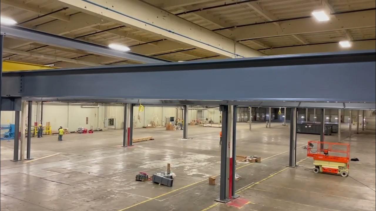 Crane Runway System Install - YouTube