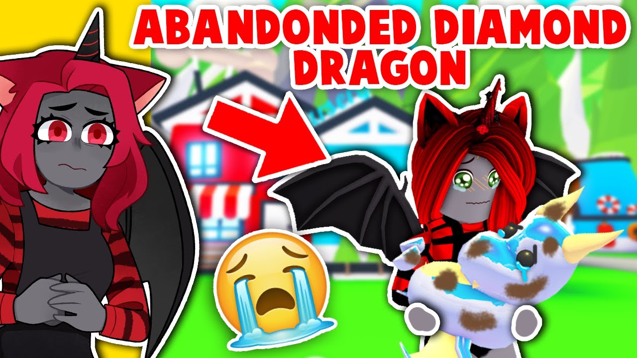 I Found An ABANDONED DIAMOND DRAGON In Adopt Me! (Roblox) - YouTube