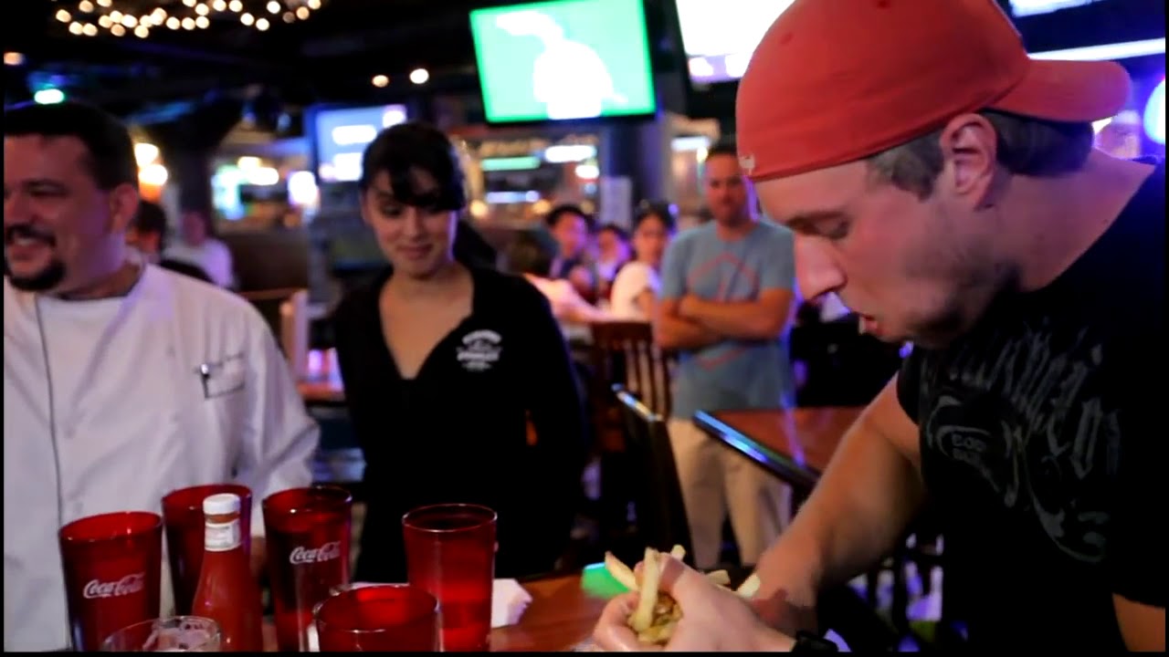 Big Timmy Burger Challenge Eaten in 2:58 | Furious Pete - YouTube