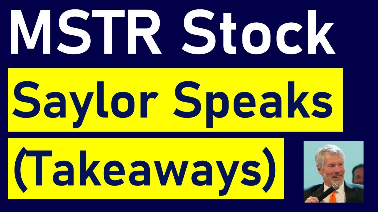 MSTR Stock Outperforms This Week, As Saylor Speaks & Shares New Nuggets ...