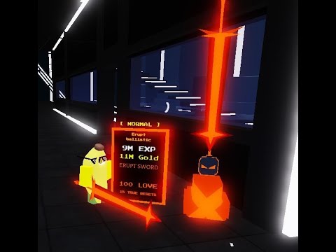 ERUPT SWORD showcase | roblox undertale last reset - YouTube