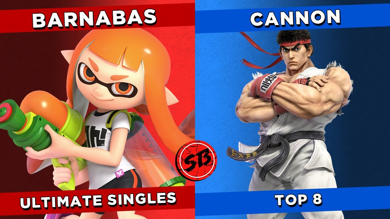 Shield Breaker 11 - Barnabas (Inkling) Vs. Cannon (Ryu) - YouTube