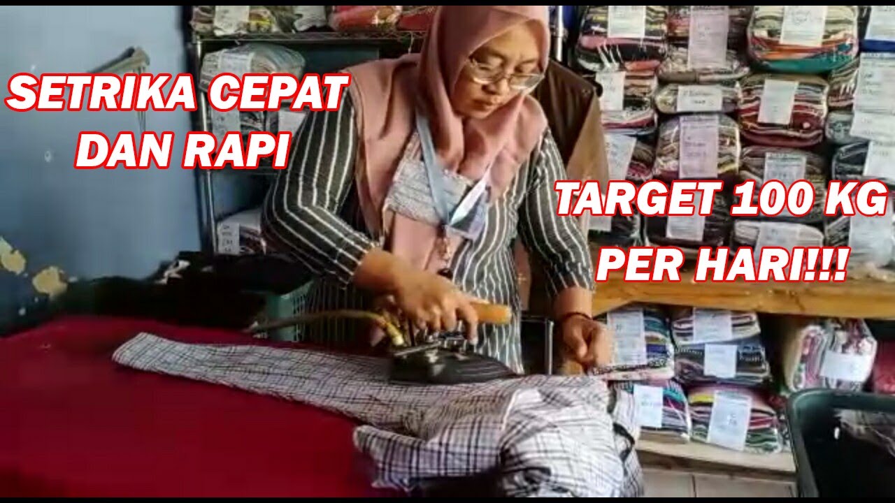 Cara Menyetrika Cepat Dan Rapi Dengan Setrika UAP!!! - YouTube
