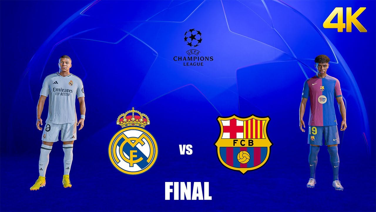 FC 25 - Real Madrid vs. Barcelona | UEFA Champions League Final | PC ...