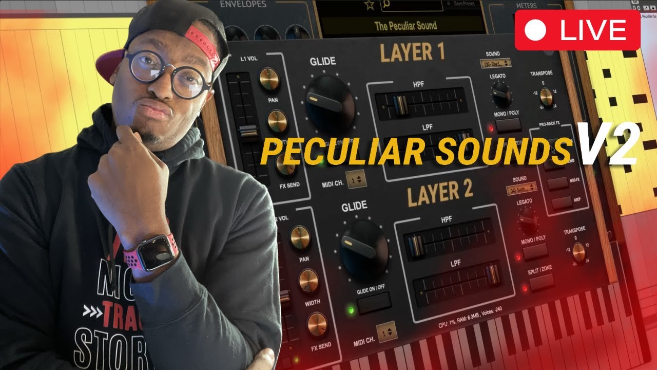 🔴LIVE: Making A Beat With Peculiar Sounds V2! - YouTube