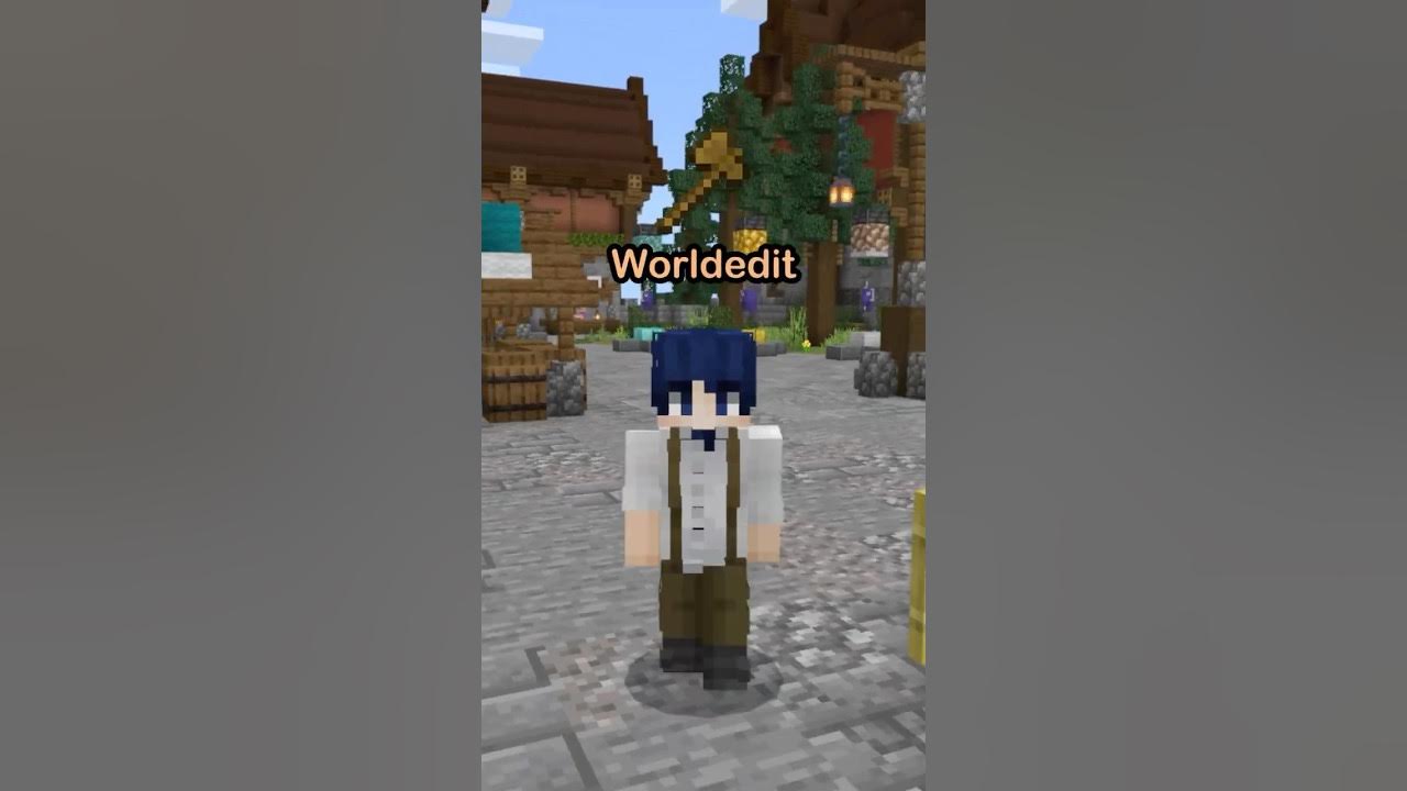 How to use Worldedit in Minecraft Bedrock Edition #minecraft #tutorial ...