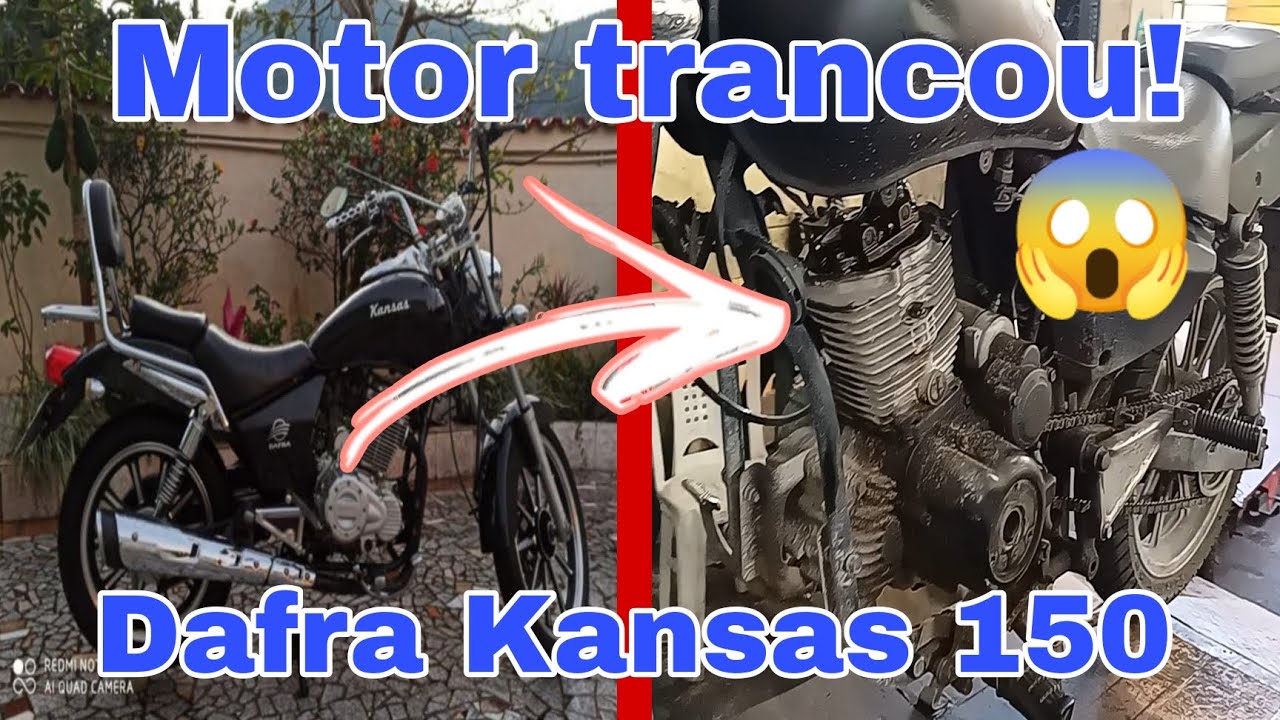 MOTOR TRANCOU / DAFRA KANSAS 150 / parte 1 - YouTube
