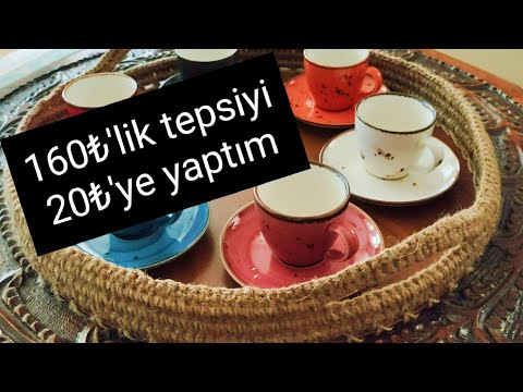 160₺ LİK TEPSİYİ 20 ₺'YE YAPTIM ister kendin kullan ister #yapsat    #halatip #tepsi #dıy #kendinyap