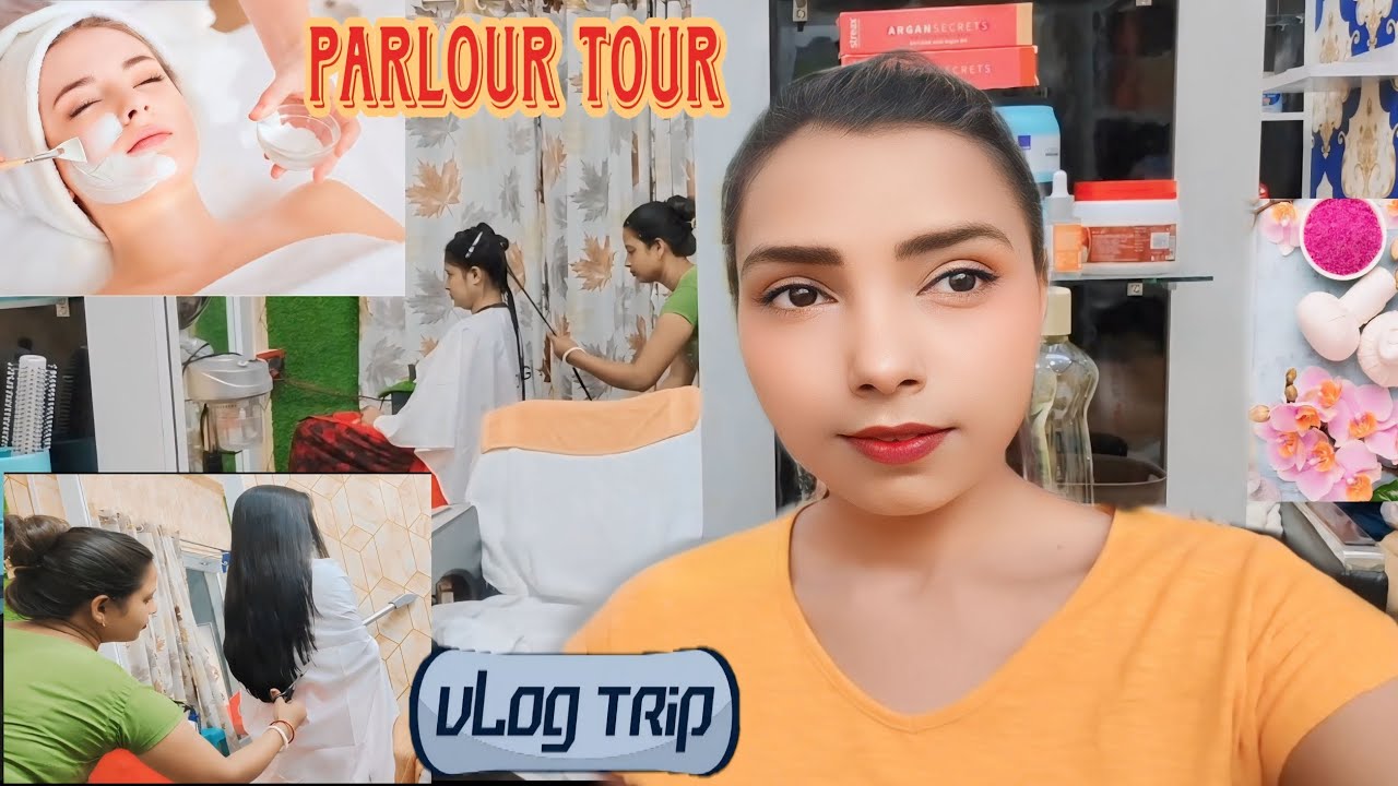 मेरा पार्लर टूर वीलॉग || my parlour tour vlog || Liba vlog || beauty parlour vlog || Sana &liba ...