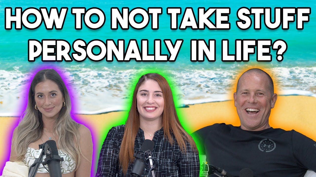 How To Not Take Stuff Personally In Your Life & In General? - YouTube