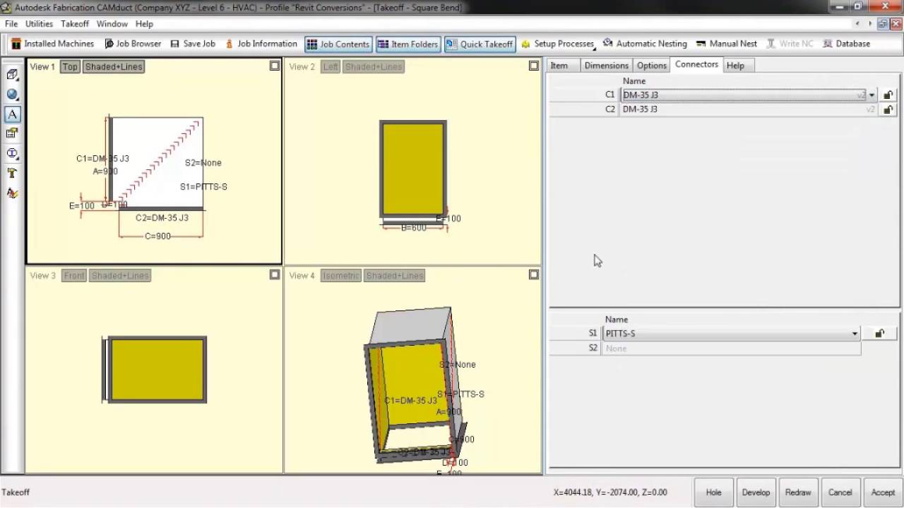 Autodesk Fabrication CAMduct - simple graphical interface video - YouTube