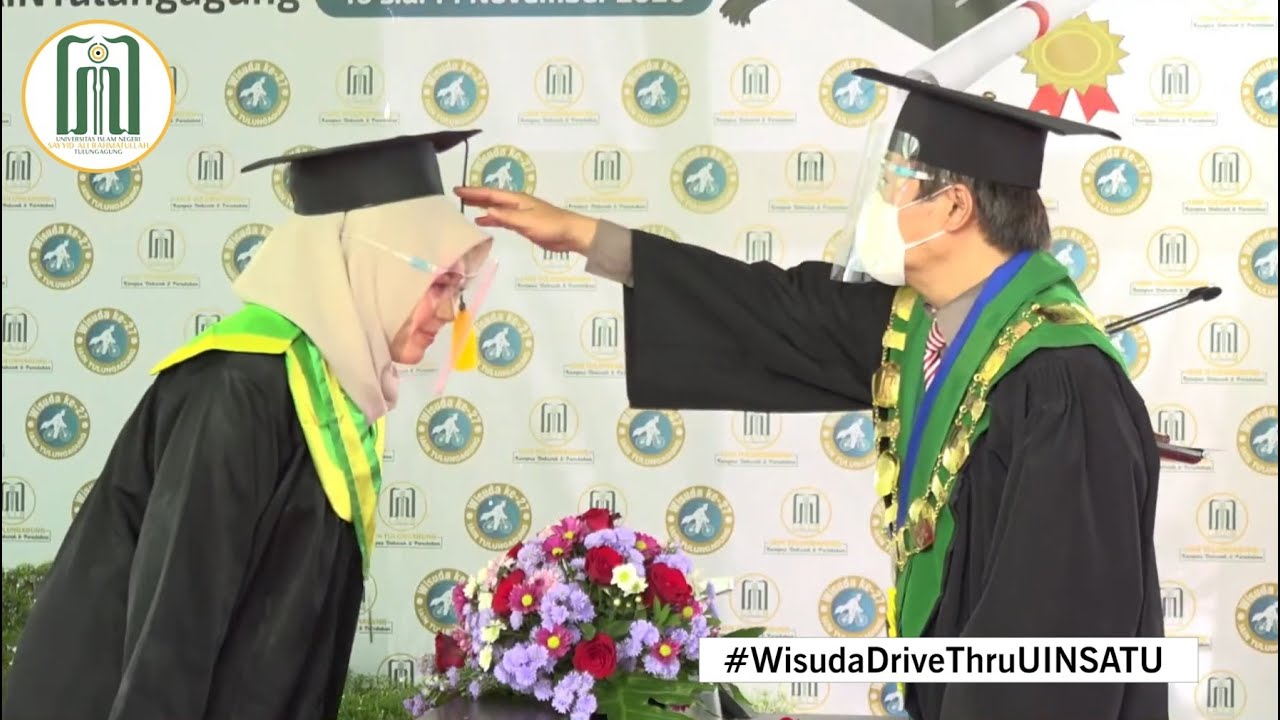 TUTORIAL WISUDA DRIVE THRU UIN SATU Tulungagung Tahun 2021 - YouTube