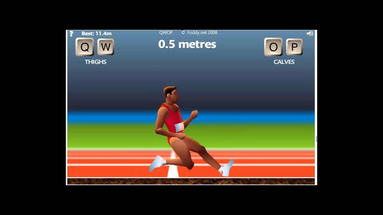 QWOP Gameplay Commentary - YouTube