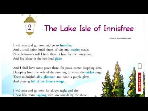 the lake isle of innisfree class 8 in hindi explanation english new ...