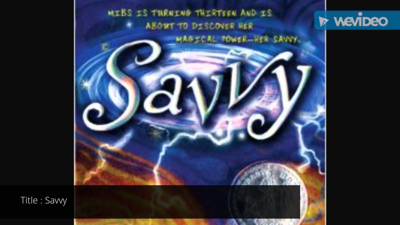 Savvy book trailer - YouTube