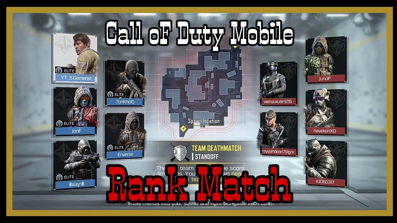 [CoD Mobile] - MultiPlayer/Rank Match (Elite I) - YouTube