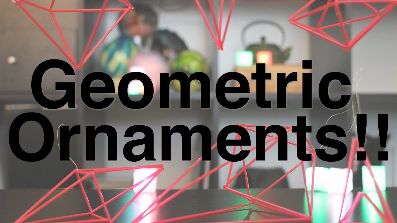 Geometric Ornaments!! - YouTube