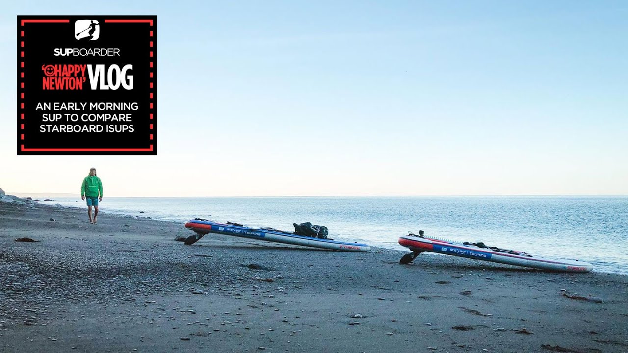 SUP Vlogger Ep11 / An early morning SUP to compare Starboard iSUP ...