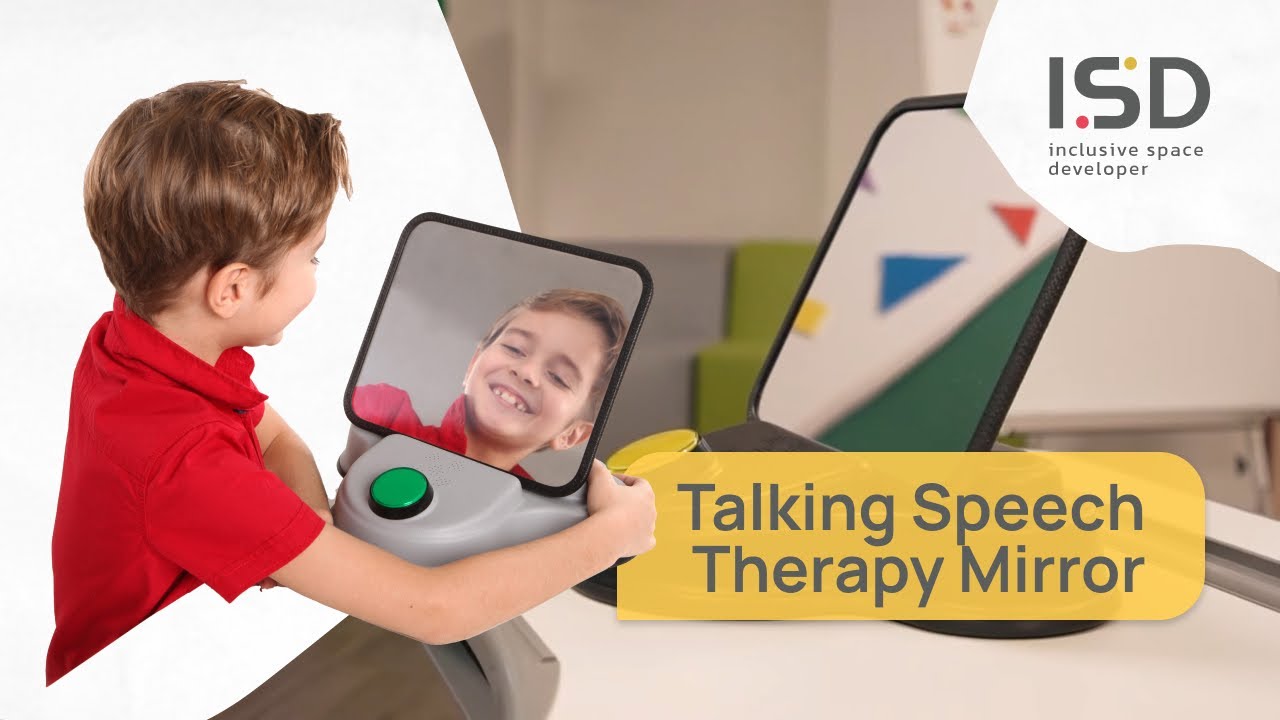 Talking Speech Therapy Mirror by ISD - YouTube