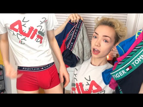 UNDERWEAR TRY-ON HAUL! ANDREW CHRISTIAN & TOMMY HILFIGER!