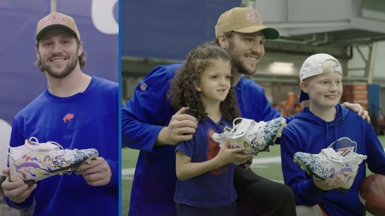 Buffalo Bills QB Josh Allen shows off new 'Patricia Allen Fund' cleats ...