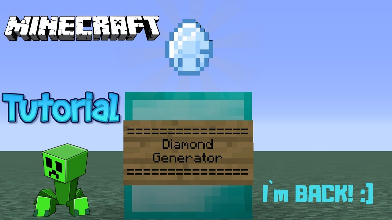 How To Make A Diamond Generator Minecraft YouTube how-to-make-a-diamond-generator-minecraft-youtube
