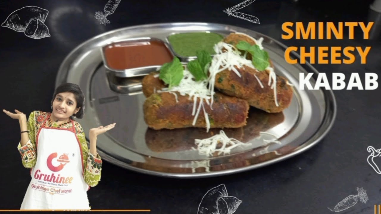 sminty cheesy kebab(veg.) । it's my version of kebab - YouTube