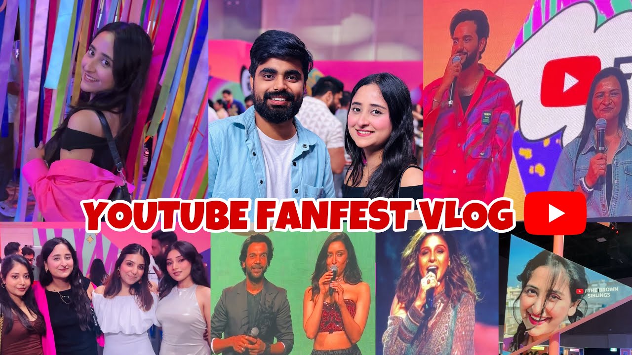 Living the Dream at Youtube Fanfest,Meeting my Favourite Creators - YouTube