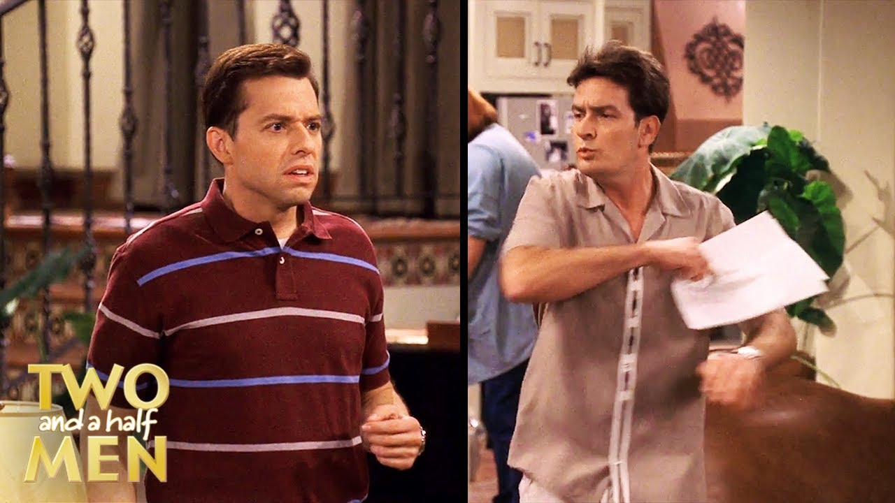 Alan and Charlie Have To Plan a Party | Two and a Half Men - YouTube