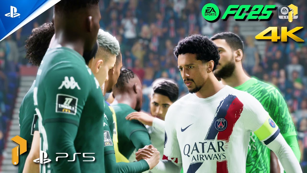 4K | FC25 | PSG vs Monaco | League 1- Gameplay #PS5 #FC25 - YouTube