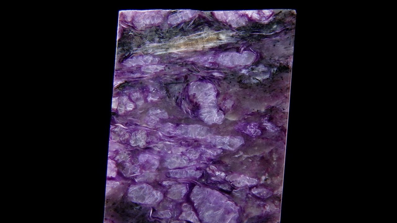 186224754347 CHAROITE - Russia, Siberia, Chara River, Murunskii Massif ...