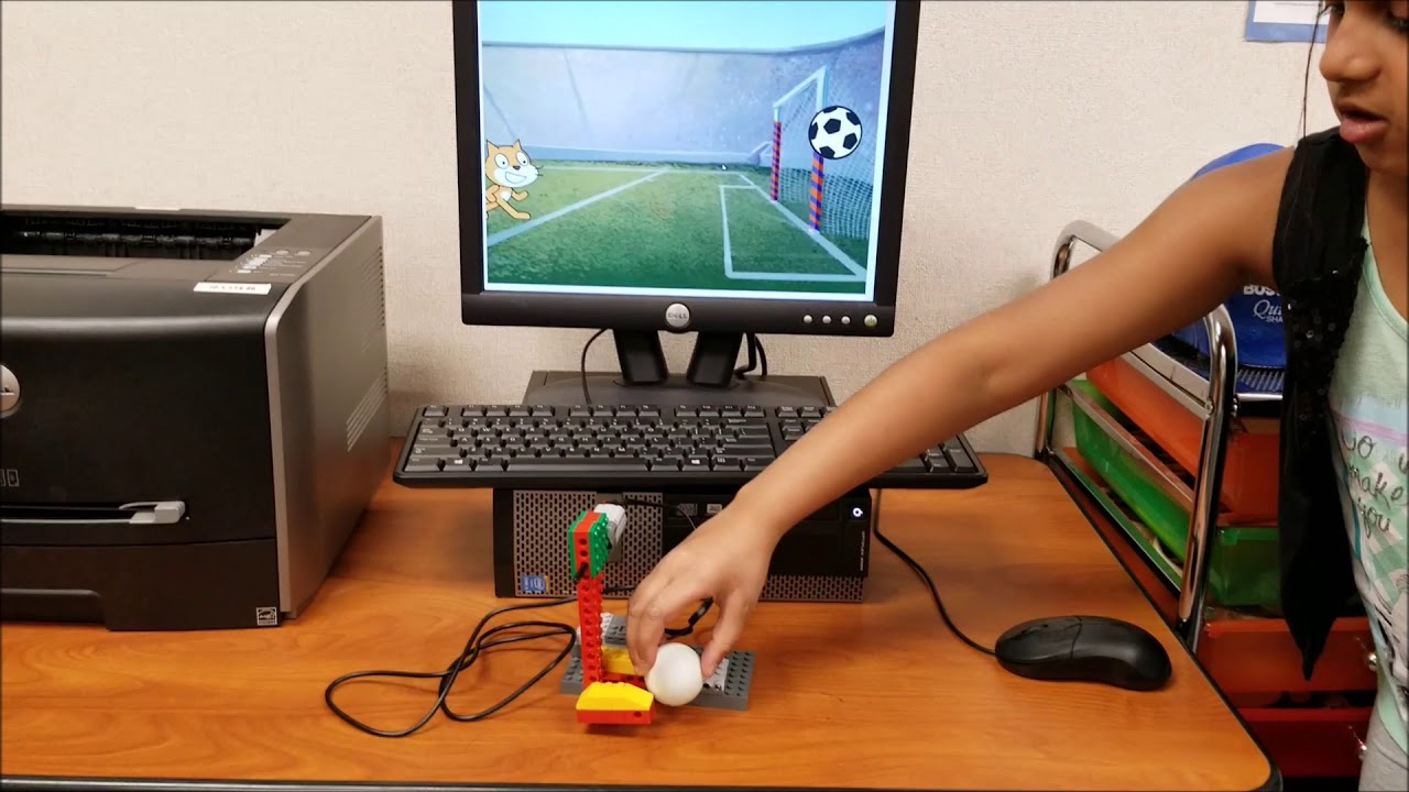 WEDO 1.0 Motion sensor & SCRATCH Solution-Aarav & Akanksha - YouTube