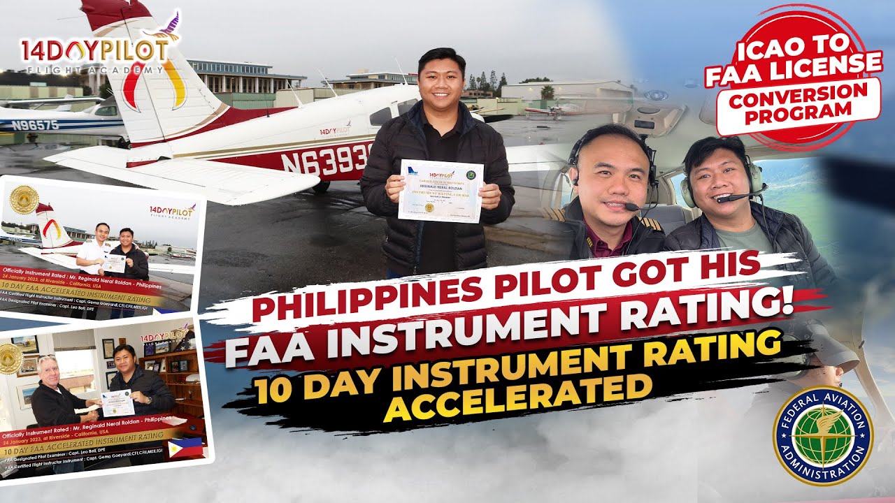 ICAO-FAA Instrument Rating Conversion in 10 DAYS | Accelerated Program ...