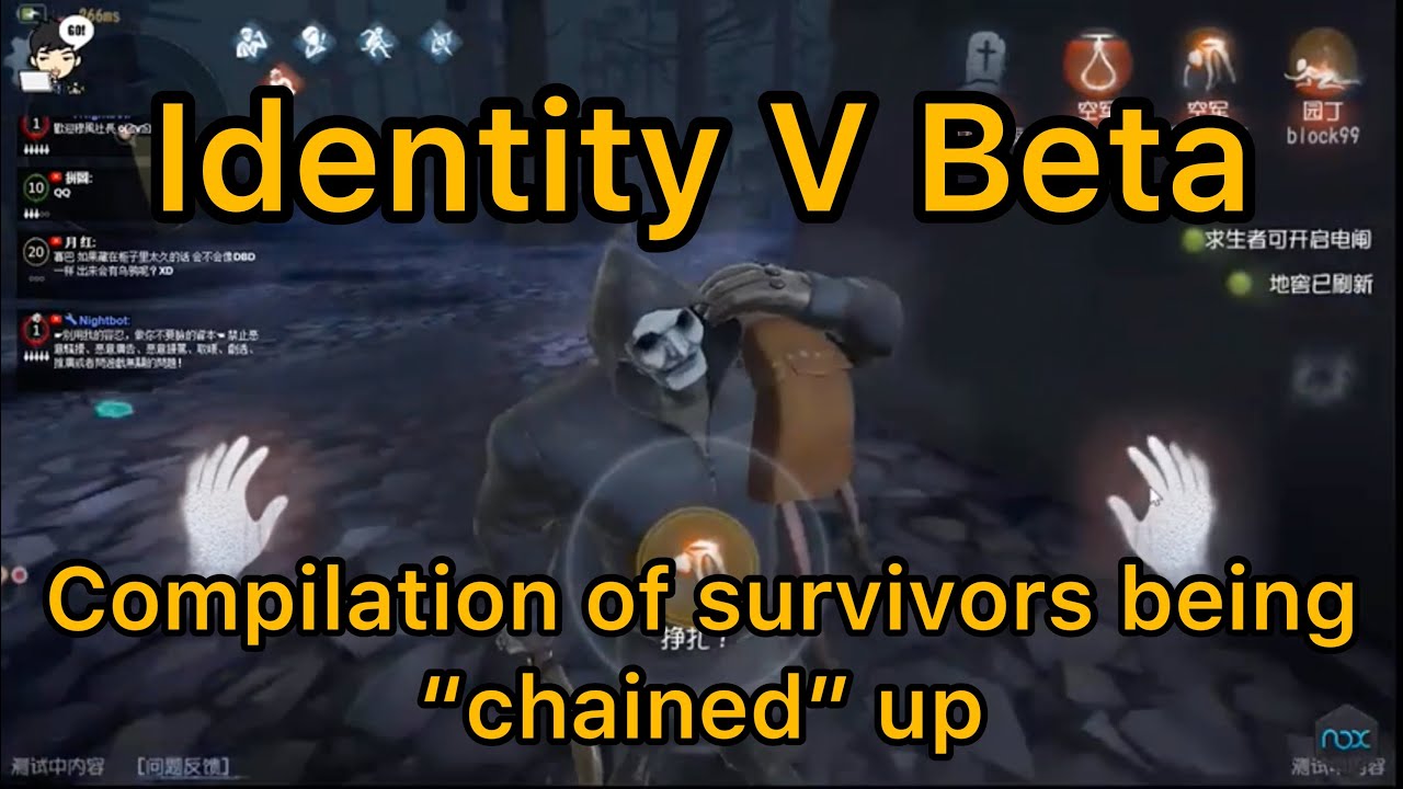 The Identity V beta - Compilation of the old “chairing” animation - YouTube