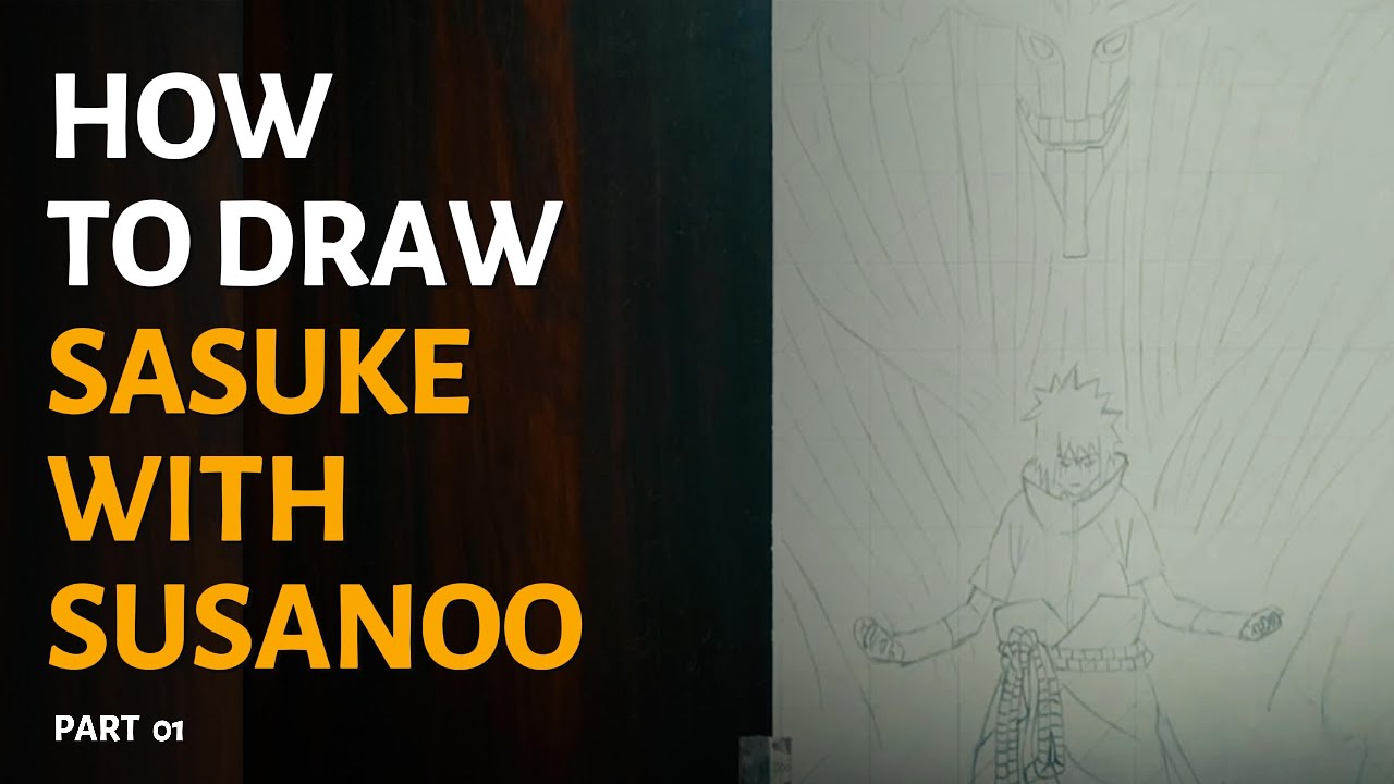 How to draw Sasuke With Susanoo | Naruto Character Easy Drawings # ...