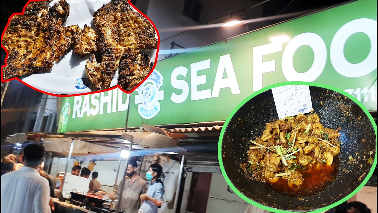Rashid Sea Food | Kemari Fish market |Fish Point Karachi - YouTube