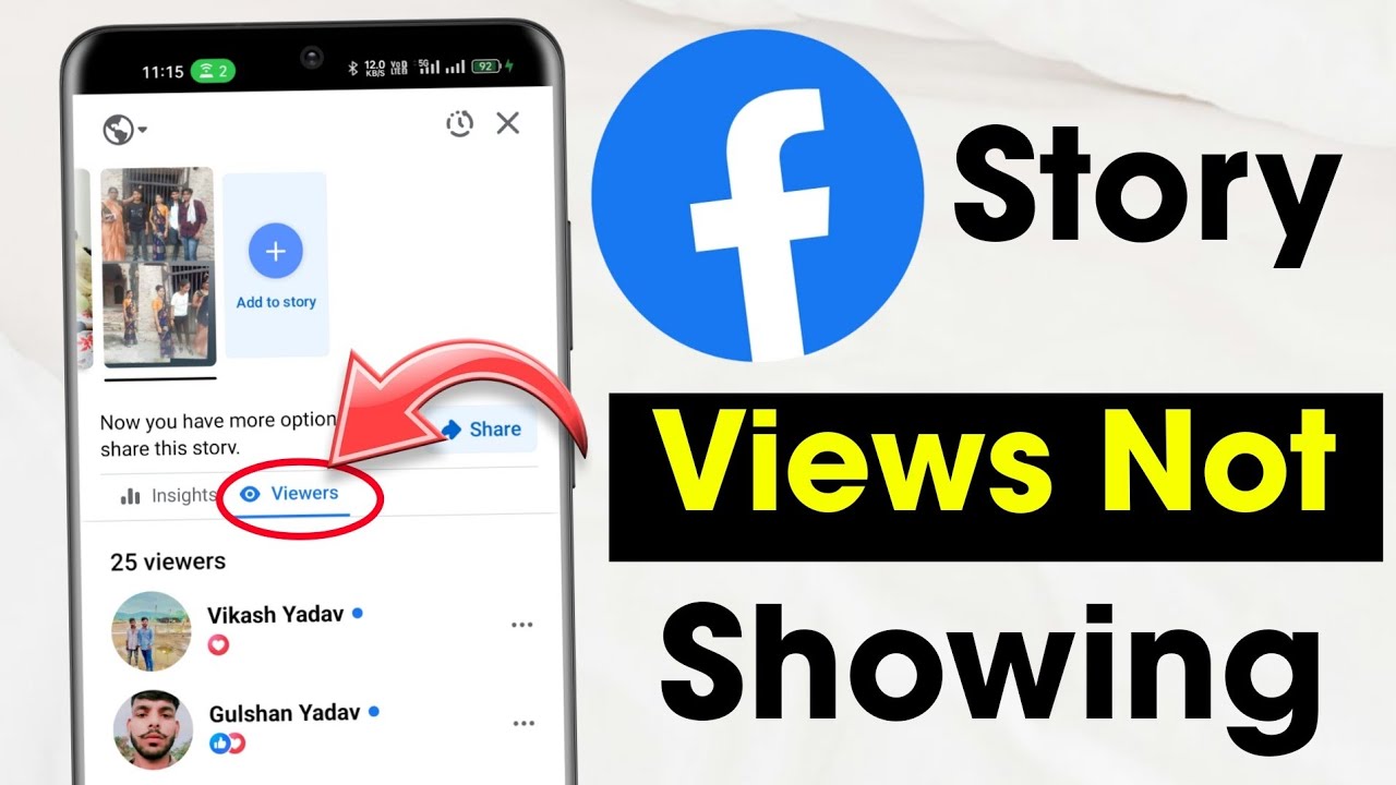 facebook story views problem | Views count not showing - YouTube