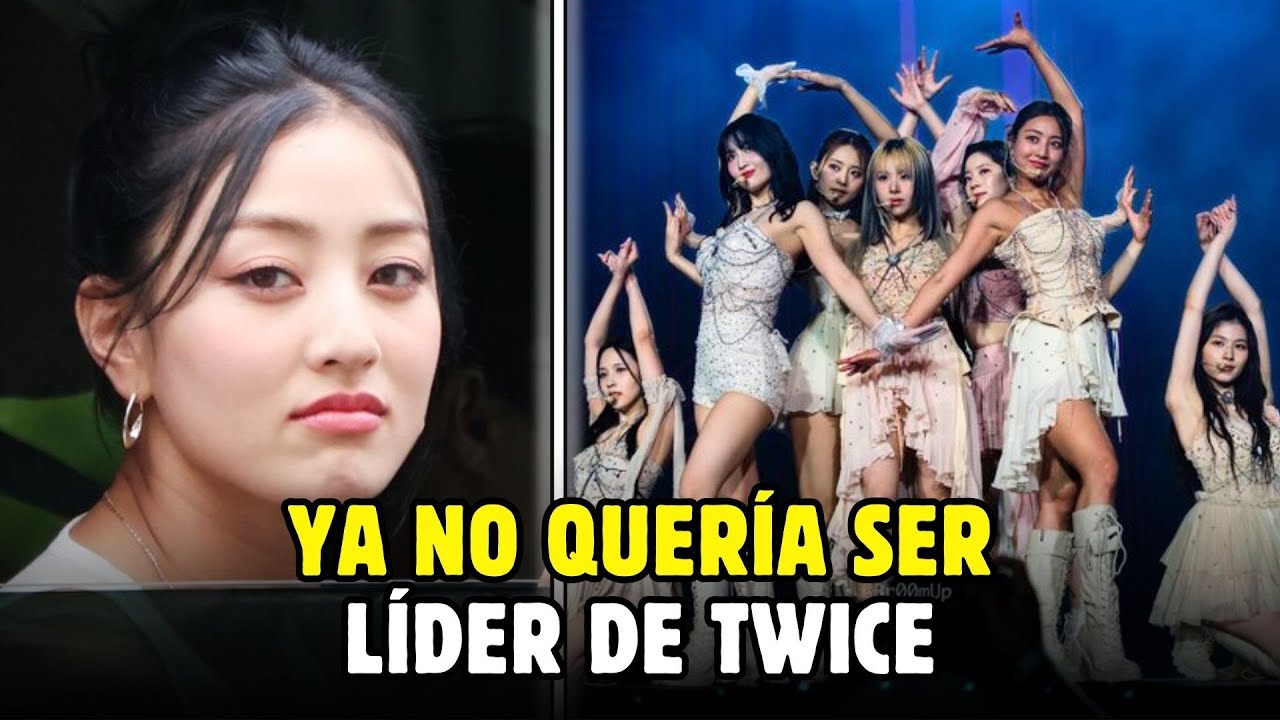 Jihyo quería dejar su posición como líder de TWICE a la hora de renovar su contrato con JYP ...