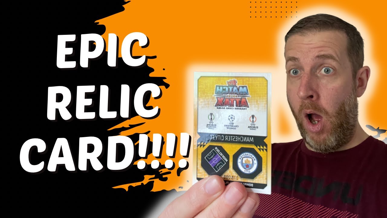 I Packed A Shirt Relic Card!! Match Attax 2022/23 Relic Card Hit ...