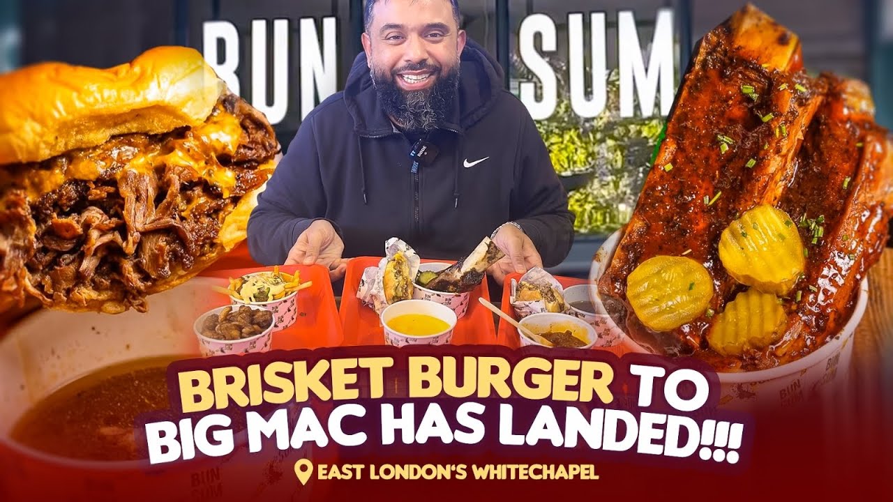 Is this the BEST burger in East London's Whitechapel | Bun & Sum - YouTube