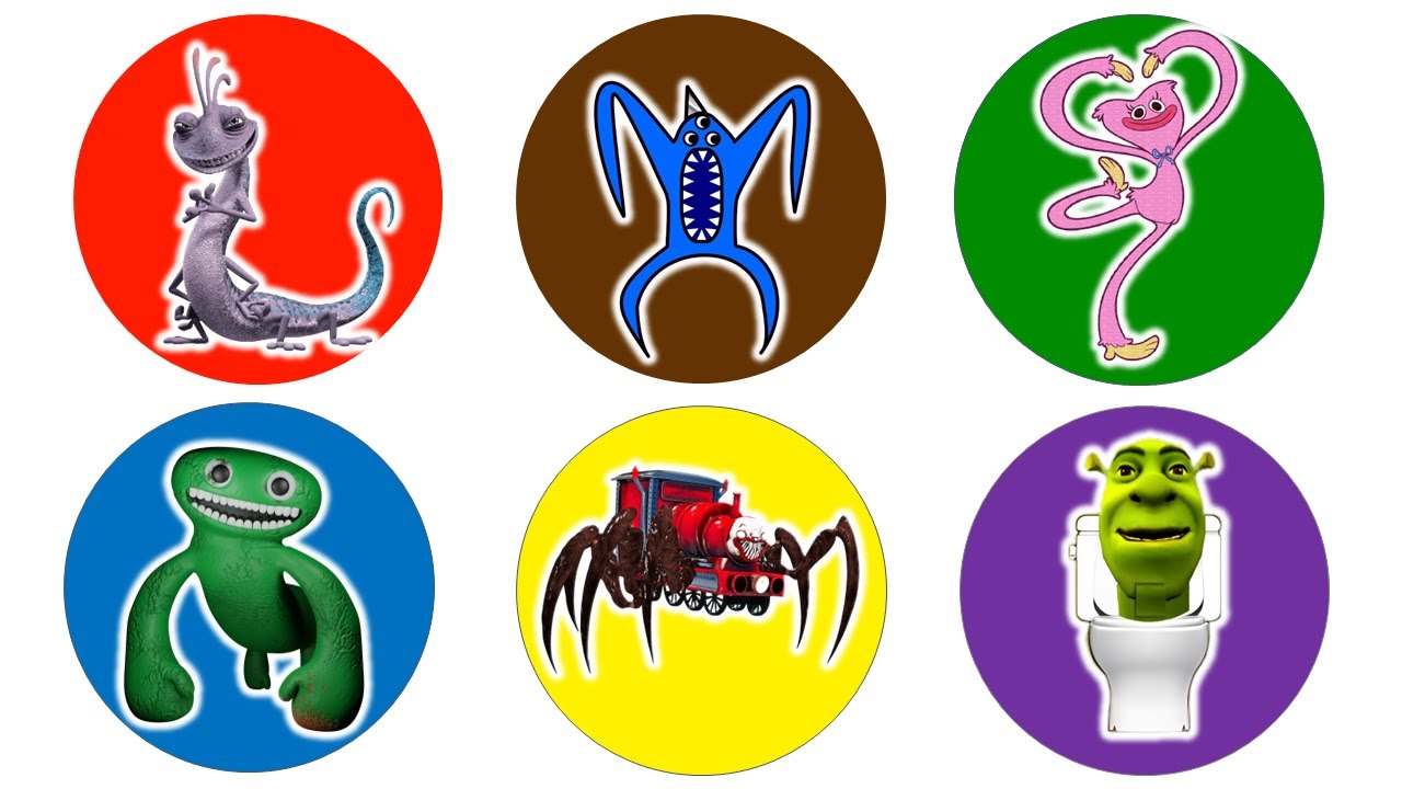 Spin Wheel Randall Boggs, Nabnab, Kissy Missy, Jumbo Josh, Choo Choo ...