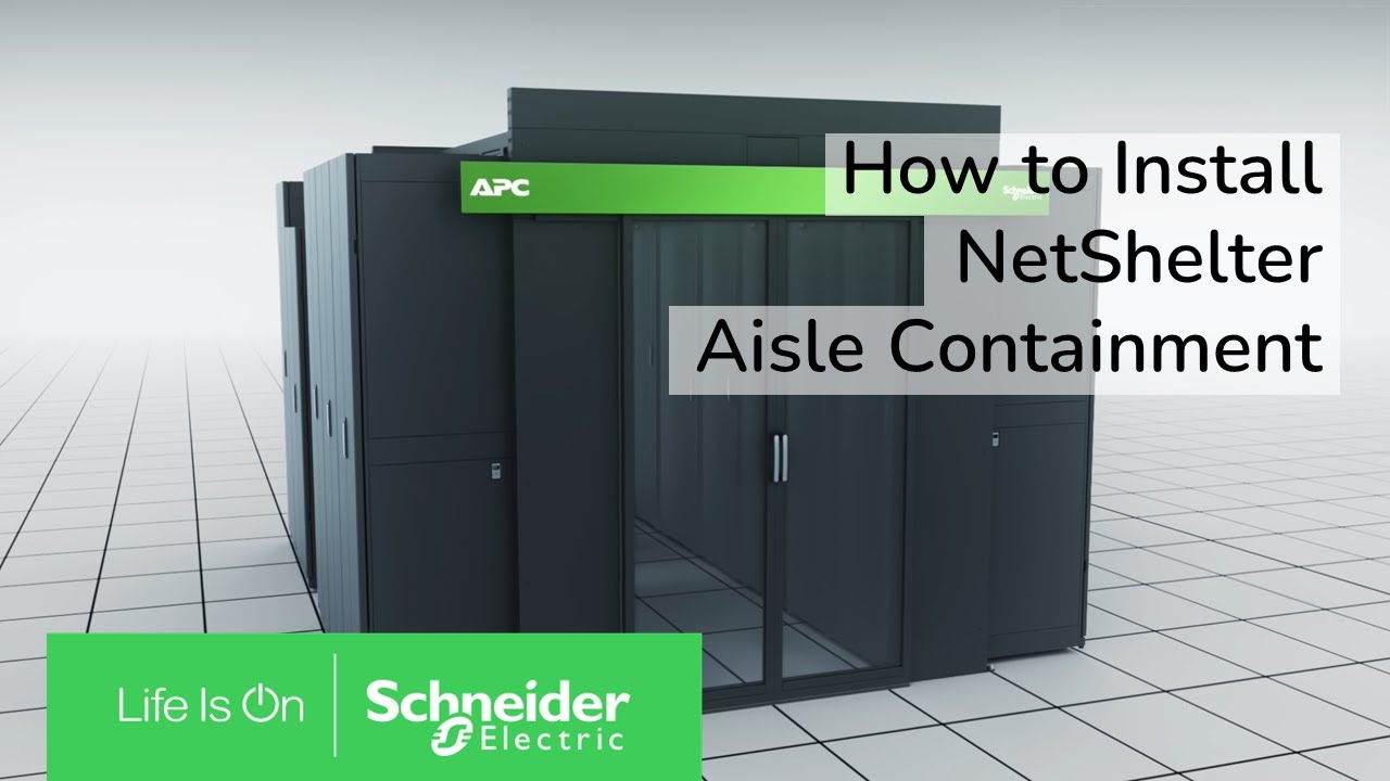 How to install NetShelter Aisle Containment for cold or hot aisle ...