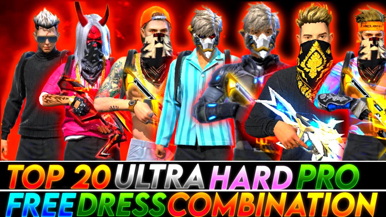 TOP 2O ULTRA PRO FREE DRESS COMBINATION || NO TOP UP DRESS COMBINATION ...