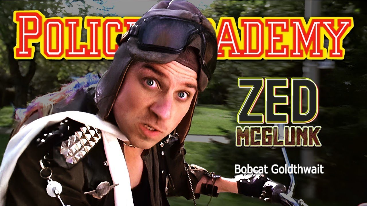 Zed McGlunk's (Bobcat Goldthwait) Craziest Moments: Police Academy ...
