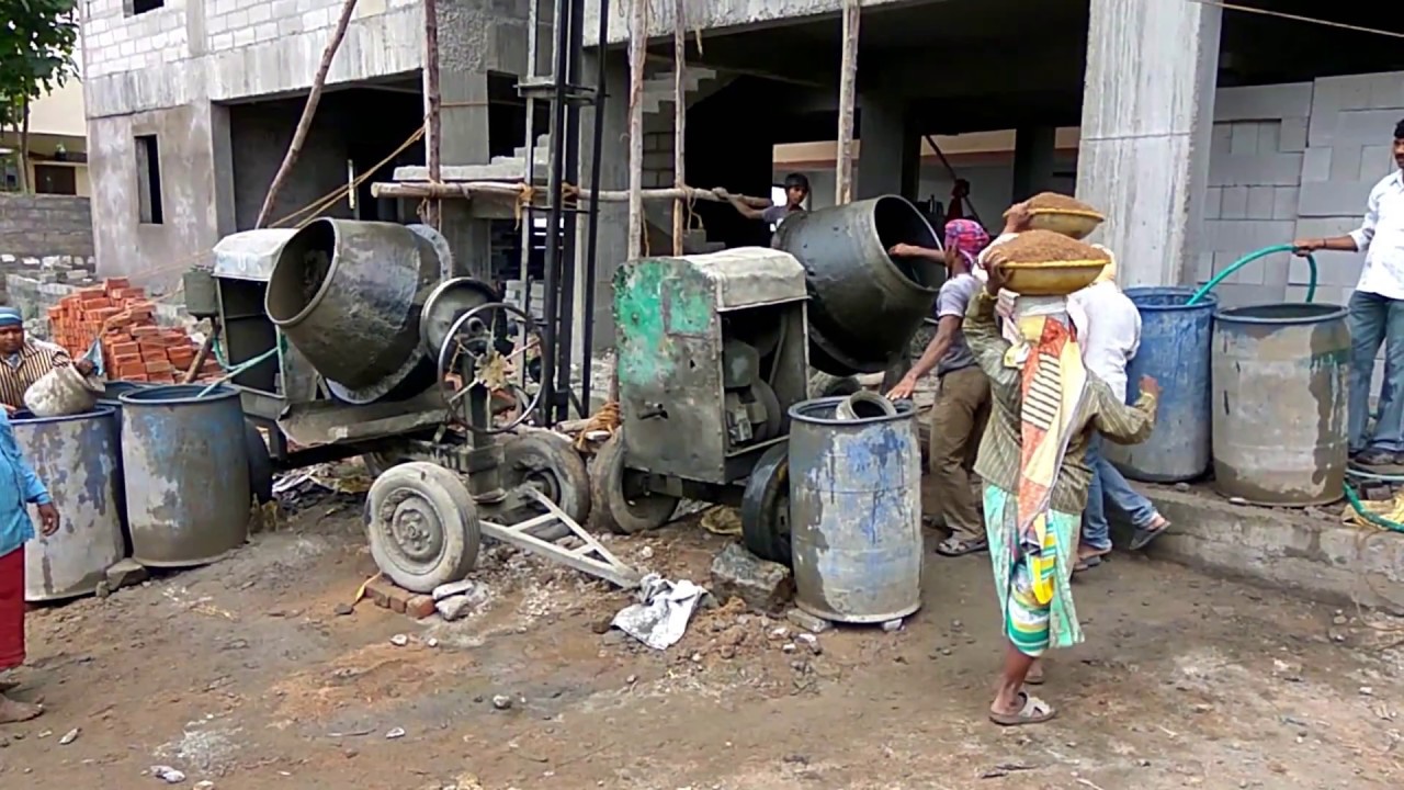 Nominal Concrete mixing for slabs || watch - YouTube