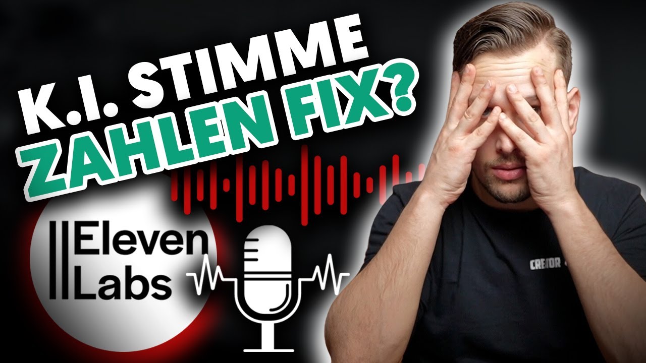 Eleven Labs Tutorial deutsch: Zahlen richtig mit KI Stimmen Generator! - YouTube